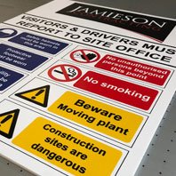 Site Safety Signage, Bespoke Printed Banners & More Supplied out of ...