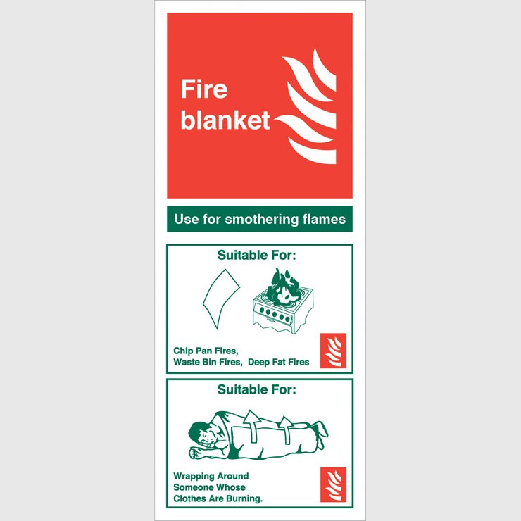 Fire Blanket Sign - Slater Signs