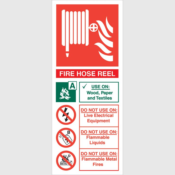Fire Hose Reel Sign - Slater Signs