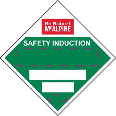 Safety Helmet Stickers | Hard Hat Stickers | Induction Stickers