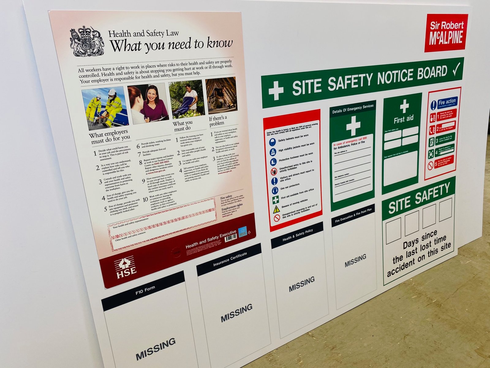 Hazard Signs and Construction Safety Signs Kent, South East | Slater Signs