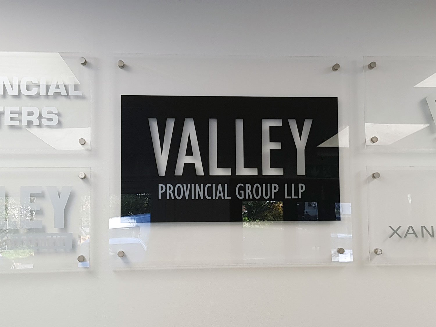 Printed Acrylic Signs | Reception Signs | Company Logo Signs