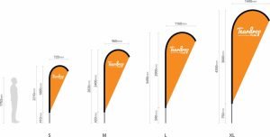 Teardrop Flag | Slater Signs | 01322 558409