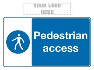 Pedestrian Access Sign - Slater Signs