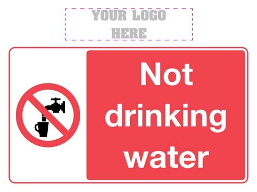 Not Drinking Water Sign - Slater Signs