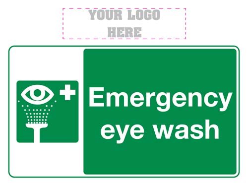 Emergency Eyewash Station Sign Safety Shower And Eye Wash Station