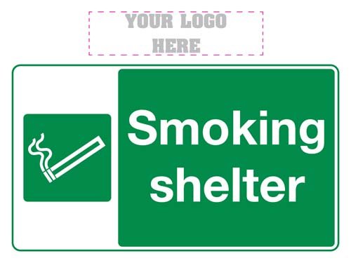 Smoking Shelter Sign - Slater Signs