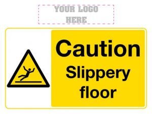 Caution Slippery Floor Sign - Slater Signs