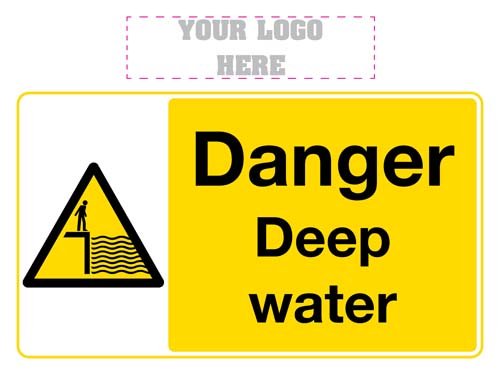 Danger Deep Water Sign - Slater Signs