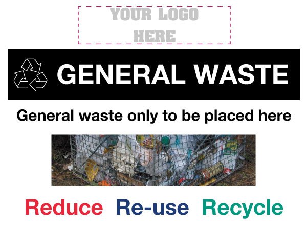 General Waste Sign - Slater Signs