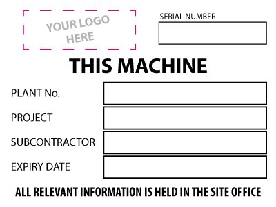 Custom plant identification label | Free Branding | Slater Signs