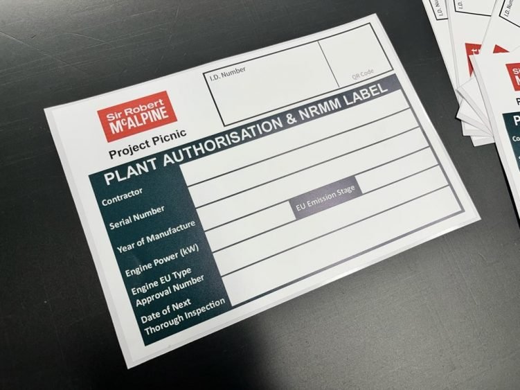 Plant identification label | Slater Signs