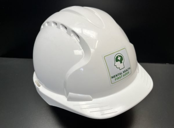 Mental Health First Aider Construction Helmet Sticker