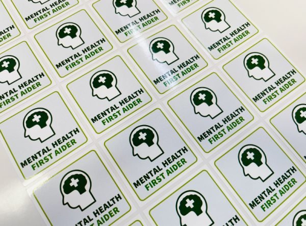 Mental Health First Aider Construction Helmet Sticker