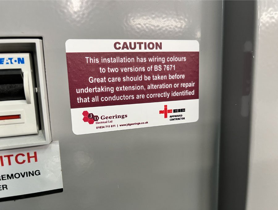 Custom Designed Electrical Sticker Pack (6 Stickers)